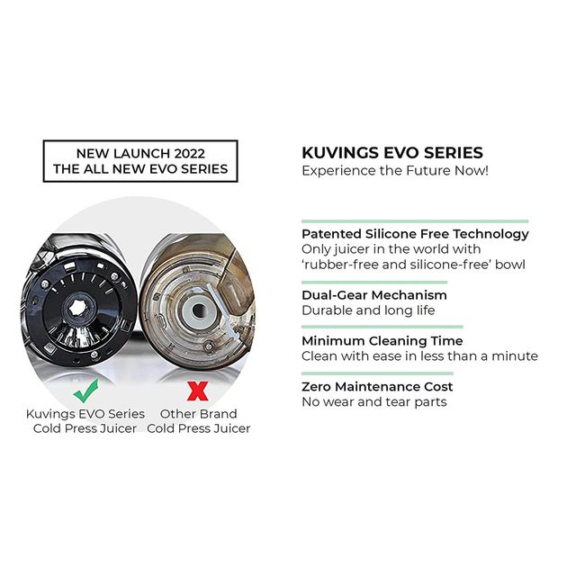 Buy Kuvings EVO700 240 Watt Cold Press Slow Juicer (50 RPM, 3-in-1 ... Buy Kuvings EVO700 240 Watt Cold Press Slow Juicer (50 RPM, 3-in-1 ...
